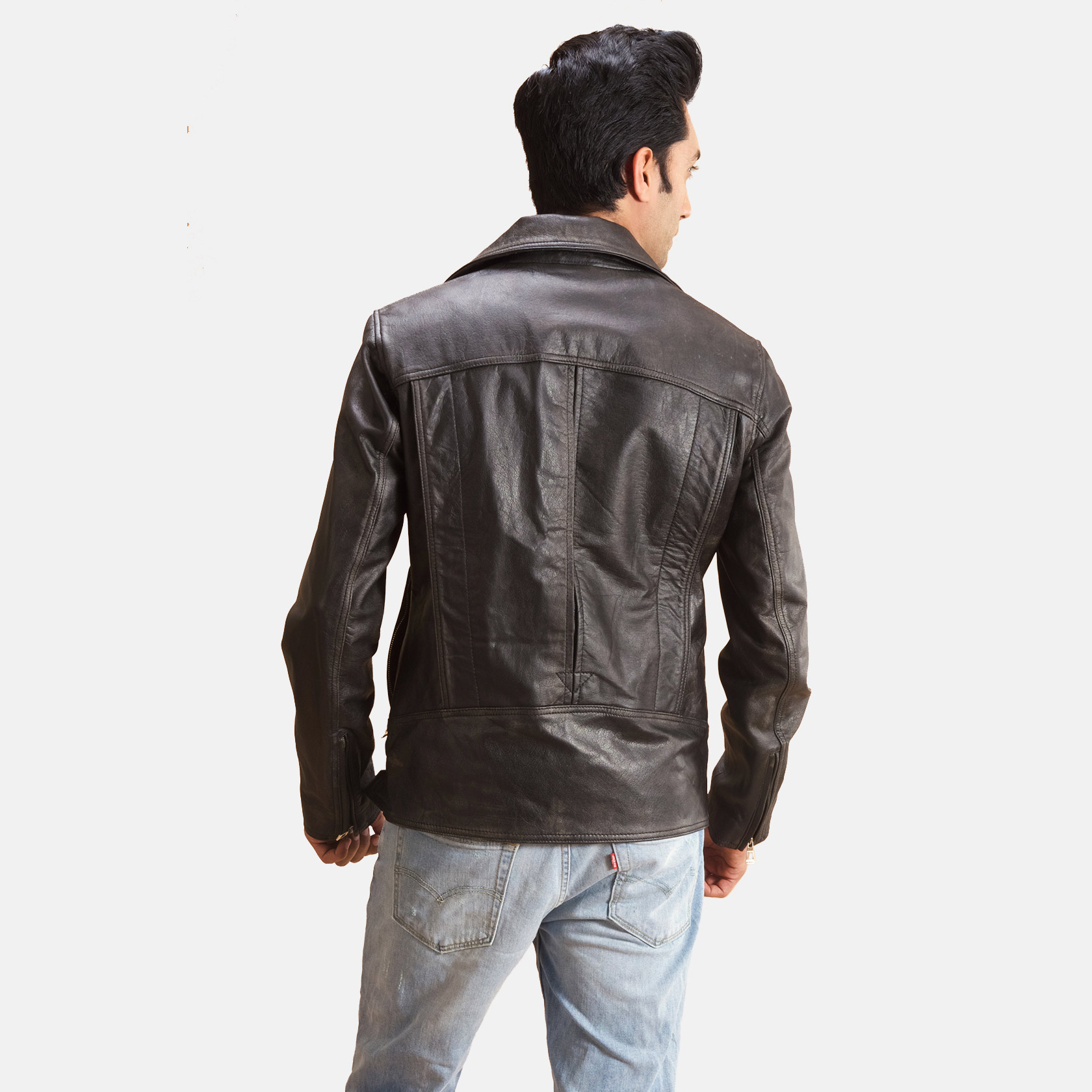 Oliver Basic Buckled Leather Biker Jacket - Maker of Jacket