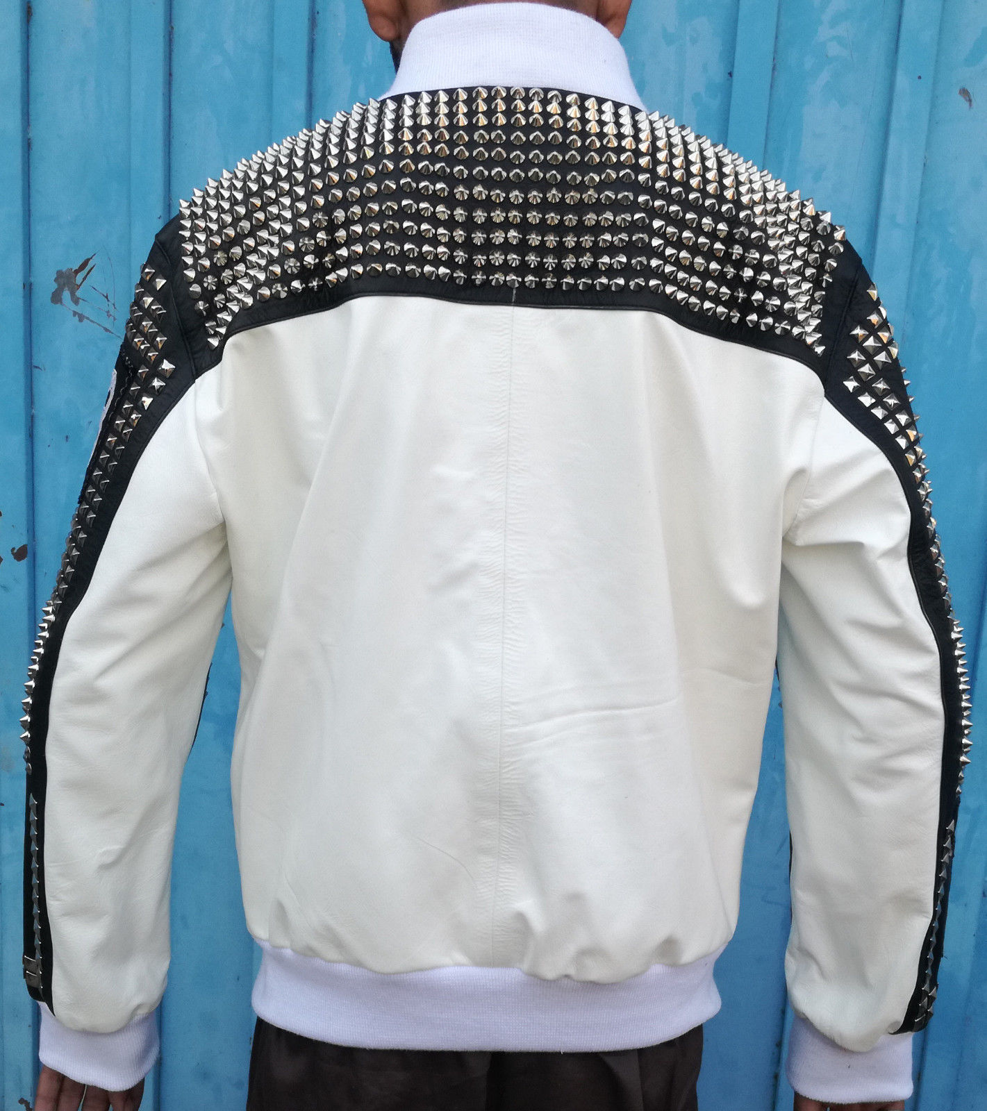 Full Studded Leather Jacket - Maker of Jacket