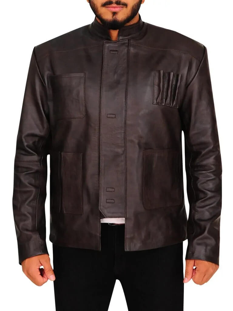 Star Wars Force Awakens Harrison Ford Jacket - Maker of Jacket