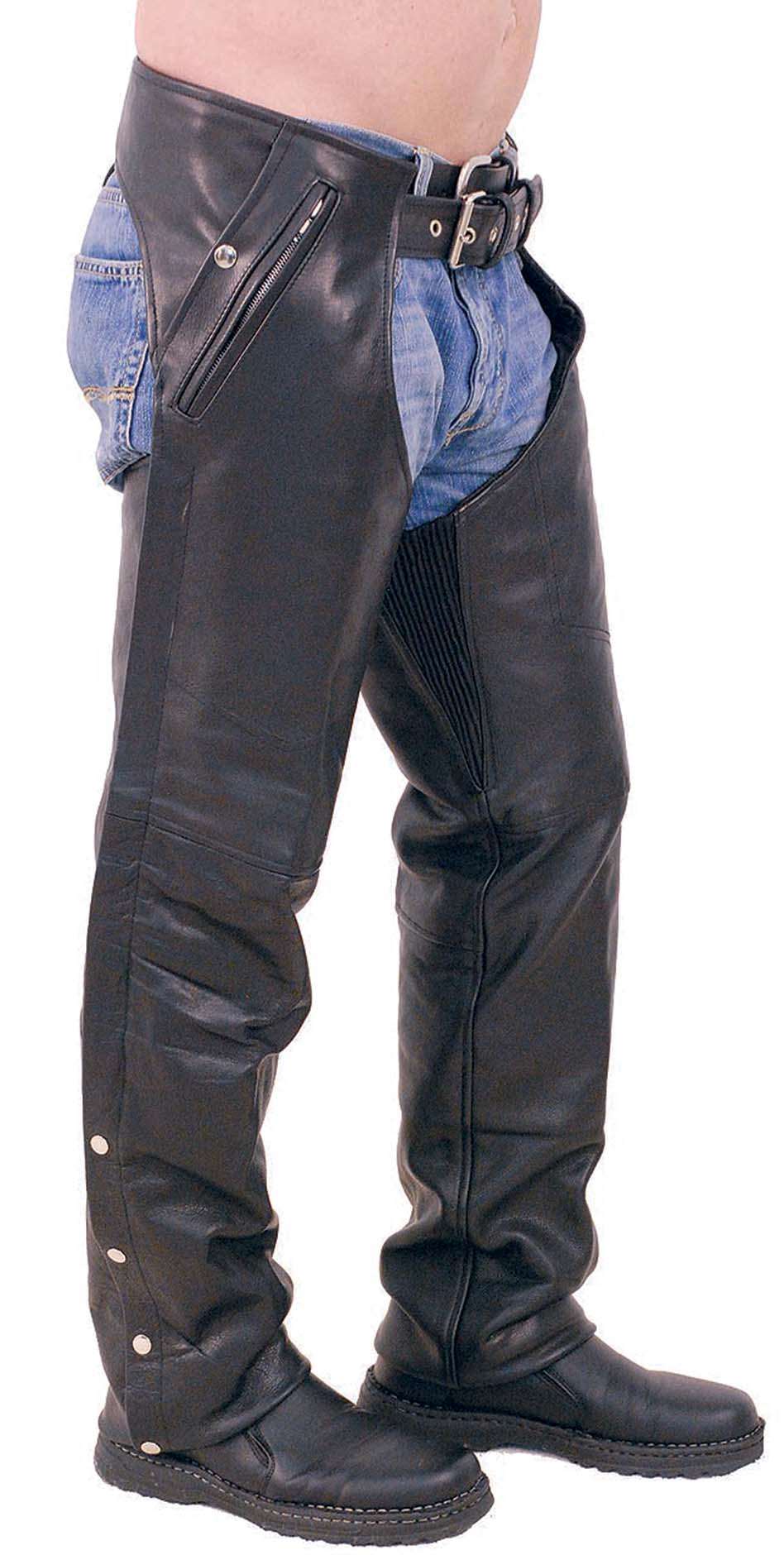 Ultimate Leather Chaps Pockets - Maker of Jacket