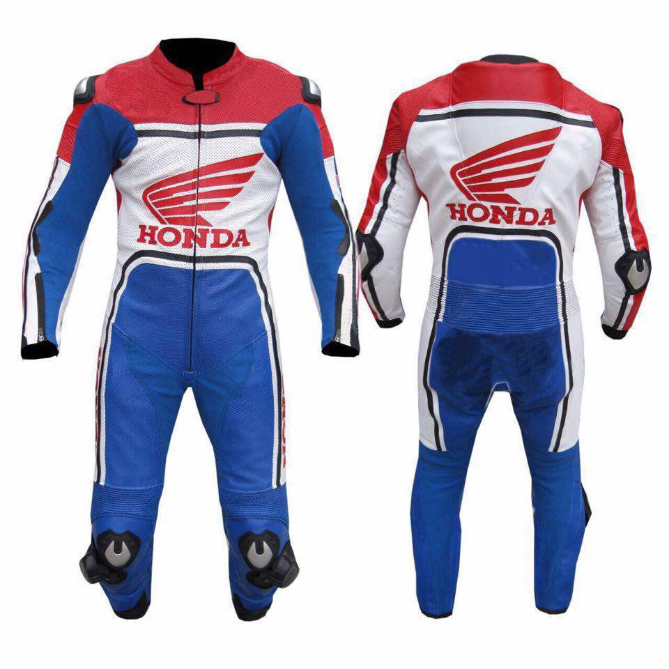 HONDA Motorcycle Racing Leather Suit - Maker of Jacket