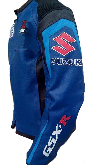 Suzuki GSXR Motorbike Leather Jacket - Maker of Jacket