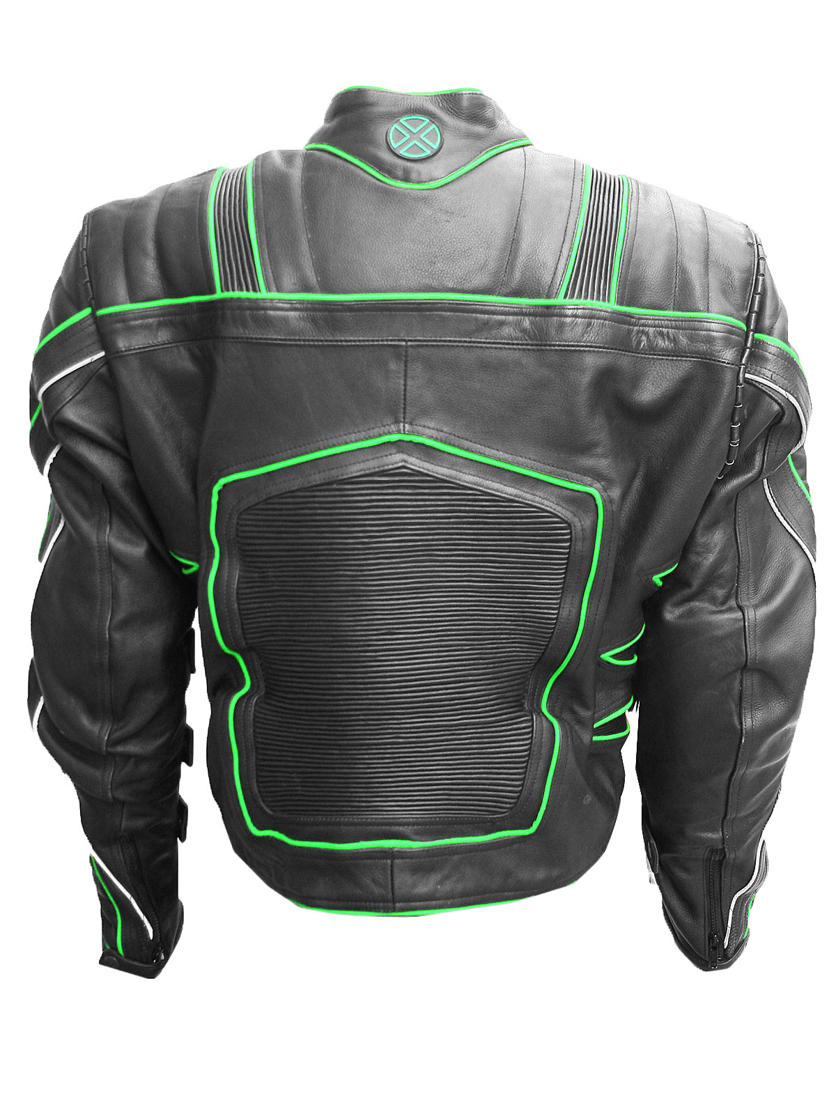 Wolverine Fashion Black And Green X-Men Leather Jacket - Maker of Jacket