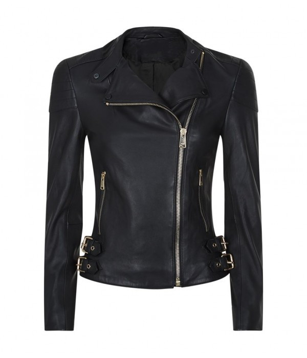 Verbod Dark Black Leather Jacket | Rugged Luxe Look