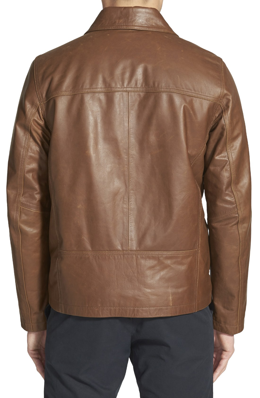 Posh Men Brown Leather Jacket - Maker of Jacket