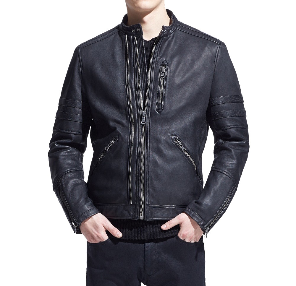 Vogue Matte Black Leather Jacket | Luxe Minimal Streetwear