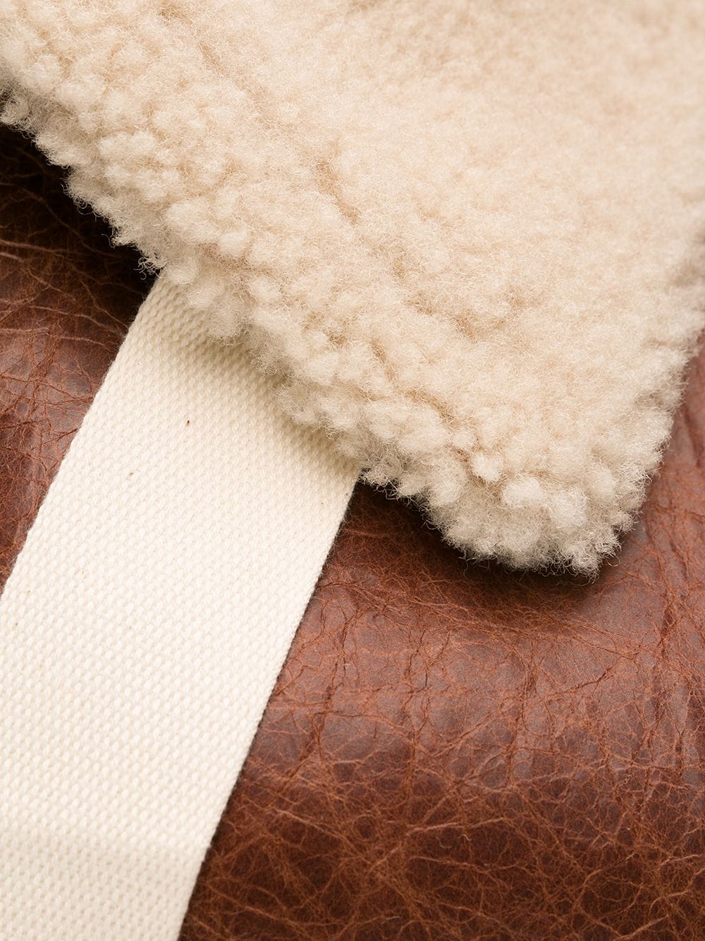 Women's Brown Shearling Lined Jacket - Maker of Jacket