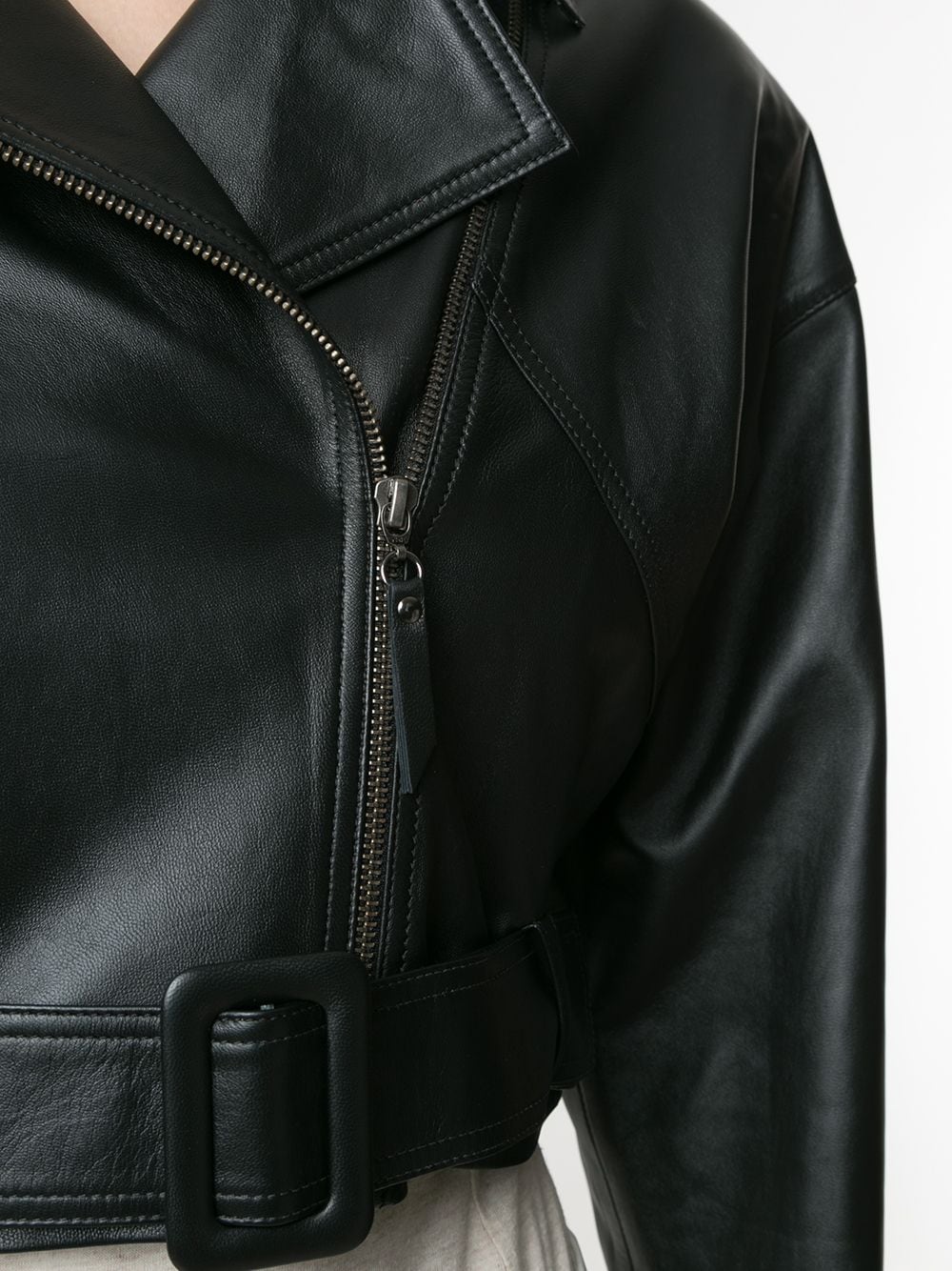 Black Perfecto Deli Leather Jacket - Maker of Jacket