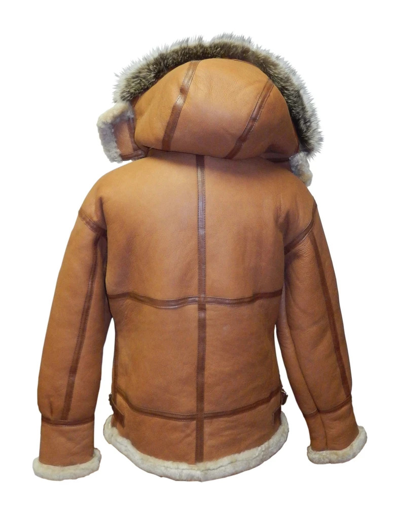 Whiskey Aviator Shearling Jacket - Maker of Jacket