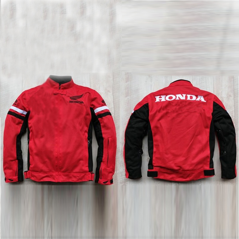 Custom Honda Red motorcycle racing jacket - Maker of Jacket