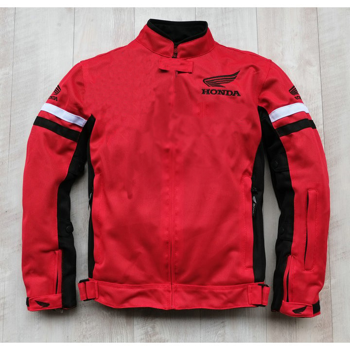 Custom Honda Red motorcycle racing jacket - Maker of Jacket