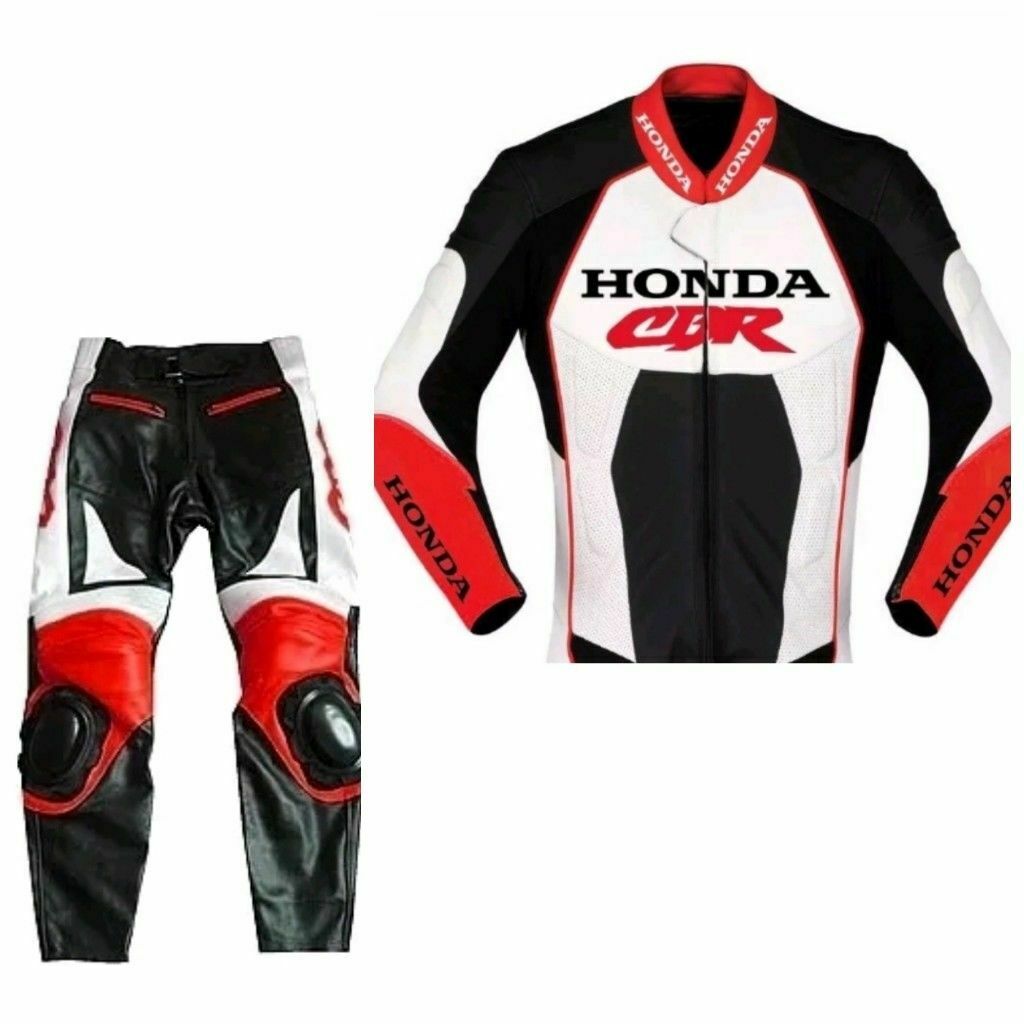 Honda cbr Motorcycle Leather Racing Suit Motorbike Riding suit Motogp ...