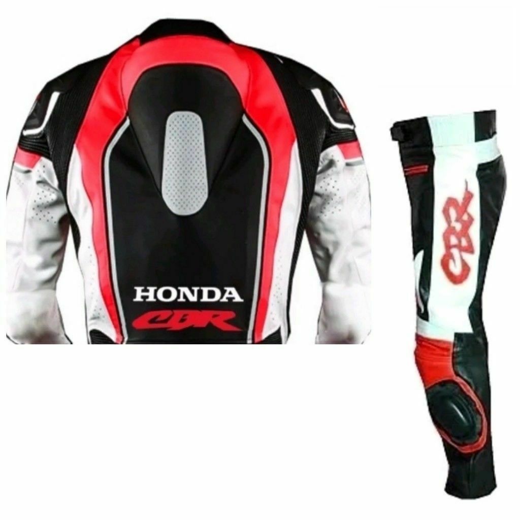 Honda cbr Motorcycle Leather Racing Suit Motorbike Riding suit Motogp ...