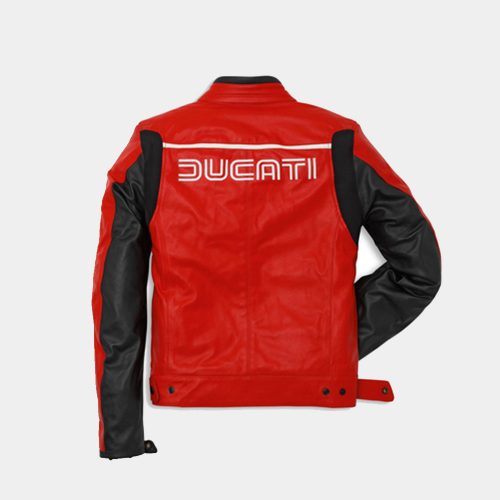 Black Green Ducati Motorcycle Racing Leather Jacket - Maker of Jacket
