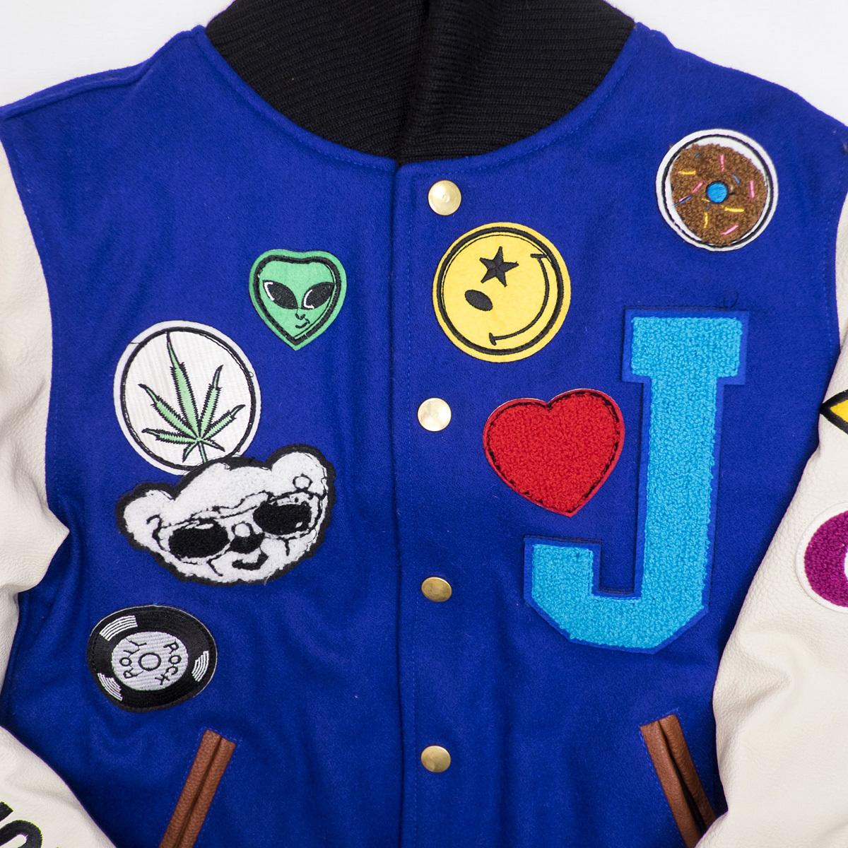 Vintage Ricky Patch Varsity Stadium Jacket - Maker of Jacket