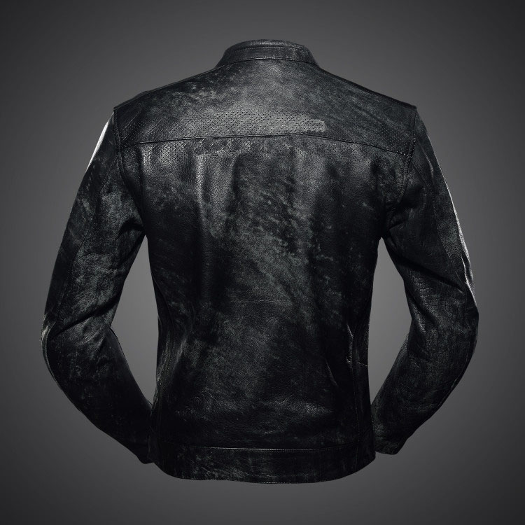 Black Color Motorcycle racing Leather Jacket - Maker of Jacket