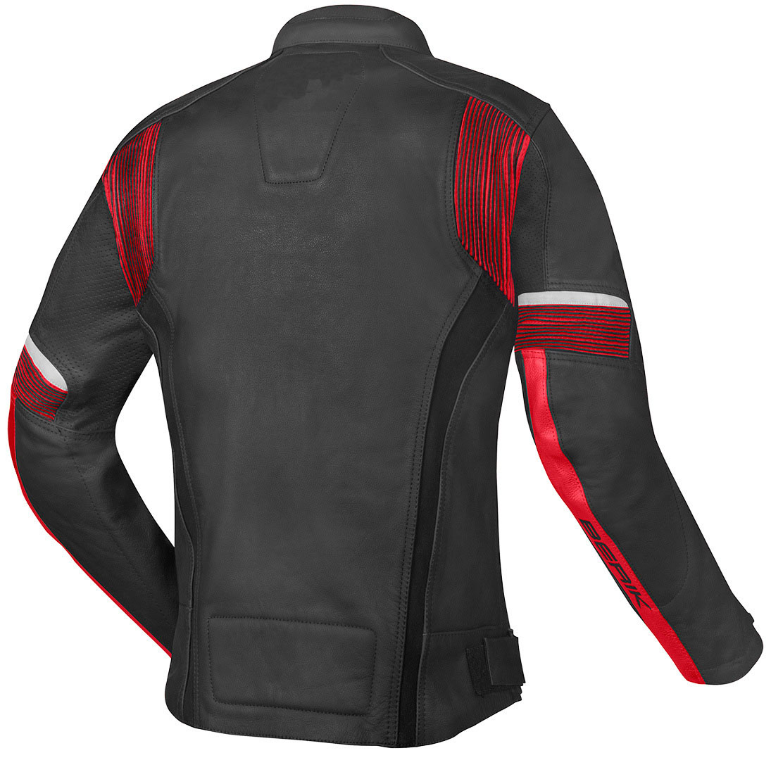 Motorcycle Leather Black And Red Motorcycle Jacket - Maker of Jacket