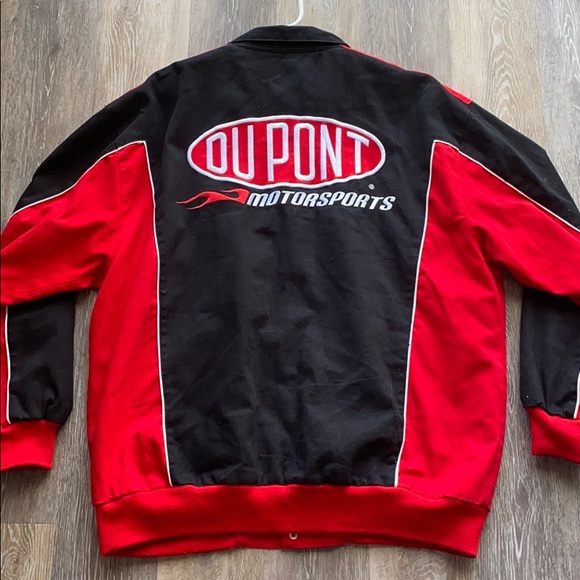 Custom Black And Red Motorcycle Safety Pads Jacket - Maker of Jacket