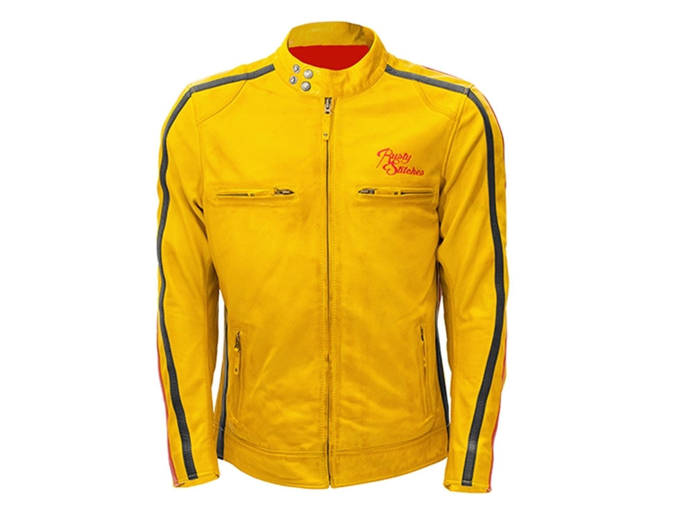 Custom Yellow And Red Motorcycle Racing Jacket - Maker of Jacket