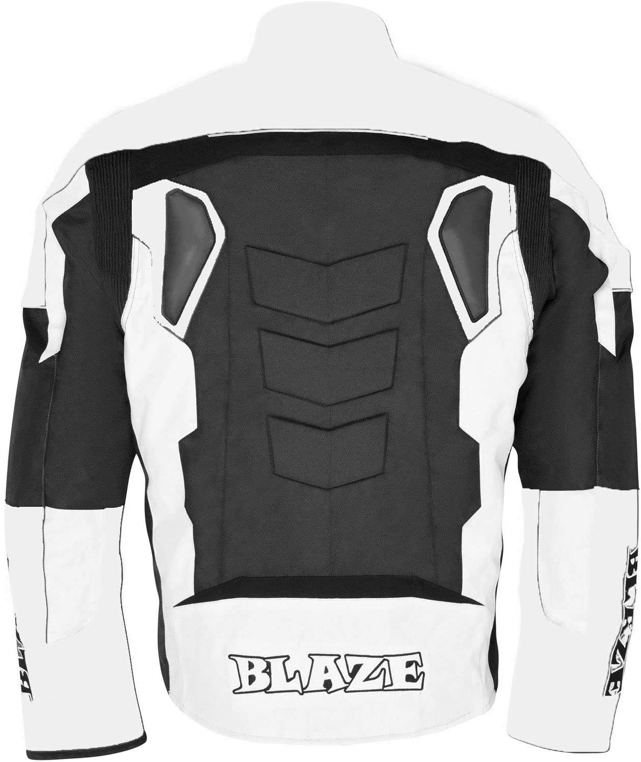 Custom Motorcycle Black & White Motorcycle Jacket - Maker of Jacket