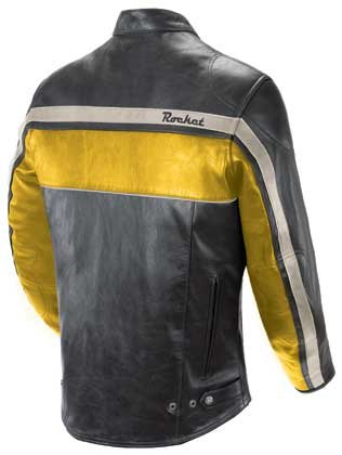 Custom Yellow And Black Motorcycle Leather Jacket - Maker of Jacket
