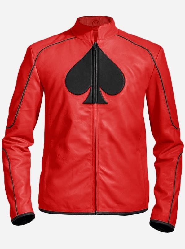Hand-Made Red Unique Leather Jacket - Maker of Jacket