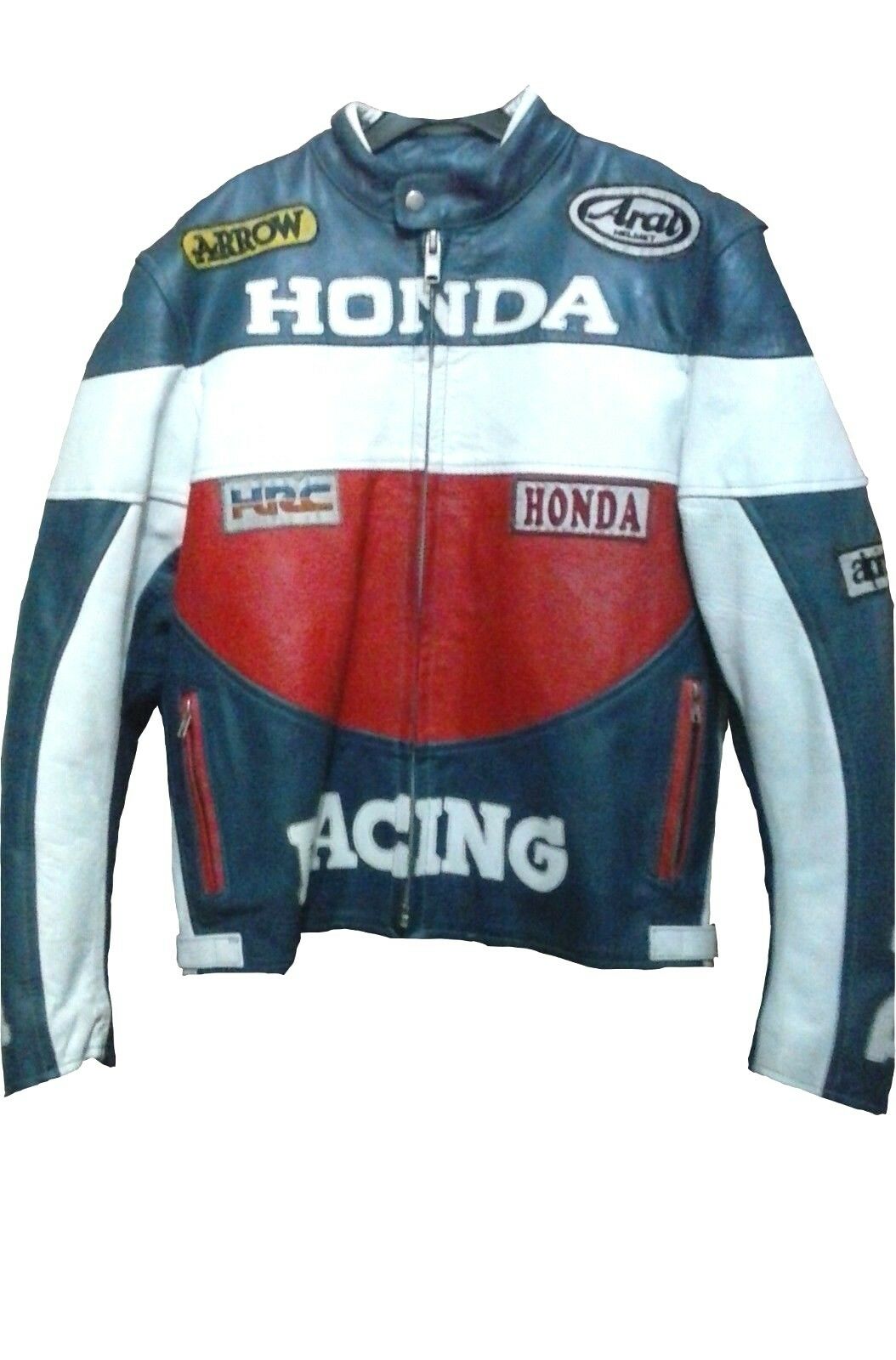 Honda Red And White Motorcycle Racing Jackets - Maker of Jacket