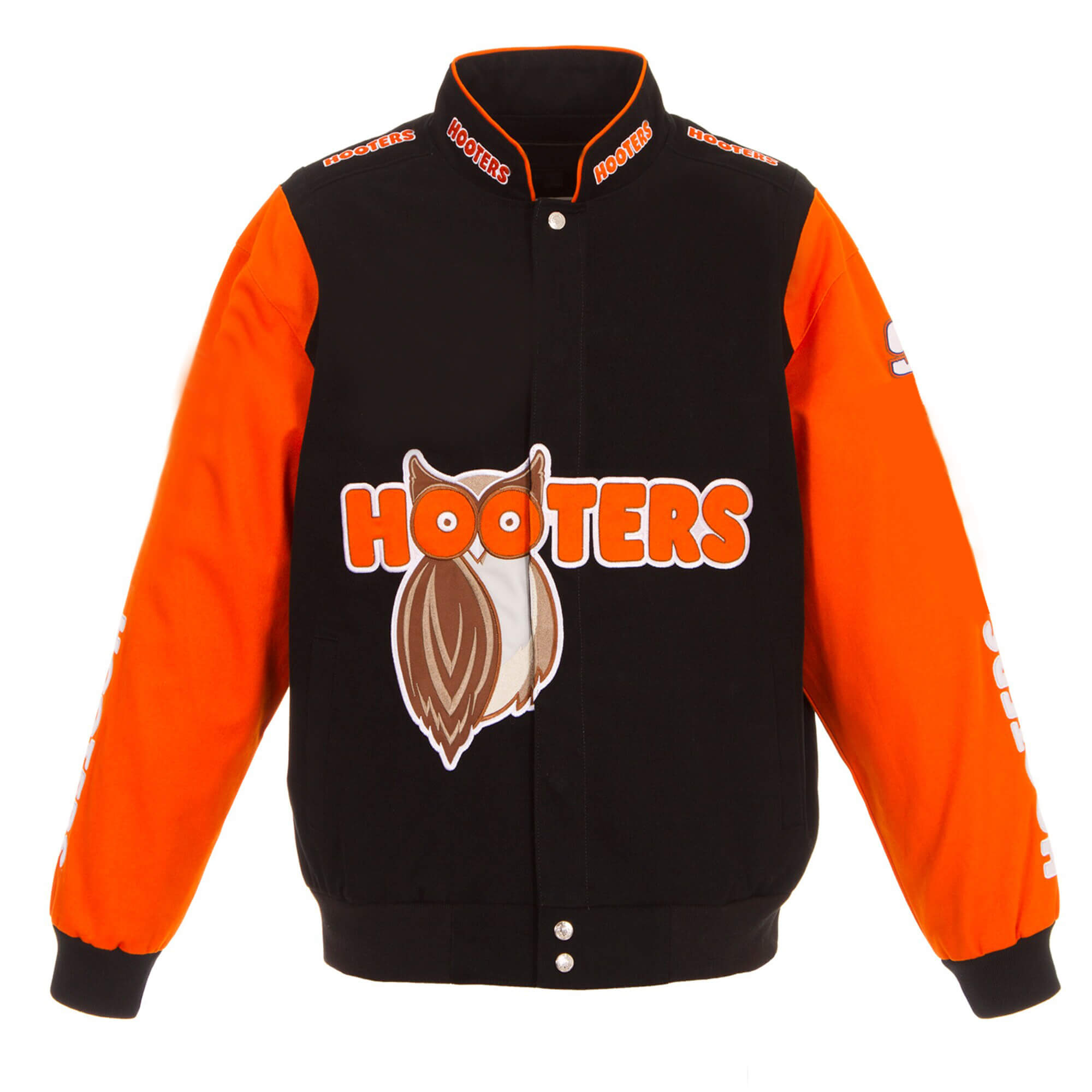 Hooters Jacket Black Orange - Maker of Jacket