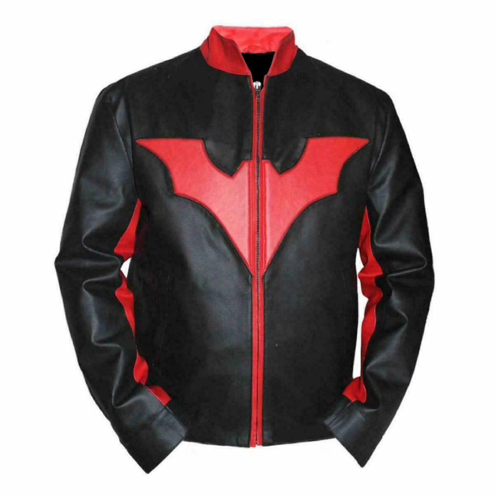 Vintage Batman Movie Cast Crew Biker Leather Jacket | Collectible