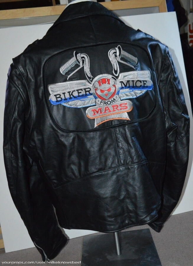Biker Mice From Mars Black Leather Jacket - Maker of Jacket