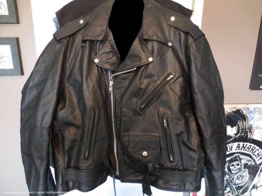 Biker Mice From Mars Black Leather Jacket - Maker of Jacket
