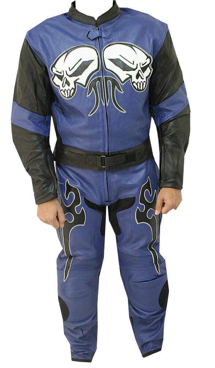 Blue Moon Motorcycle Racing Leather Suit - Maker of Jacket