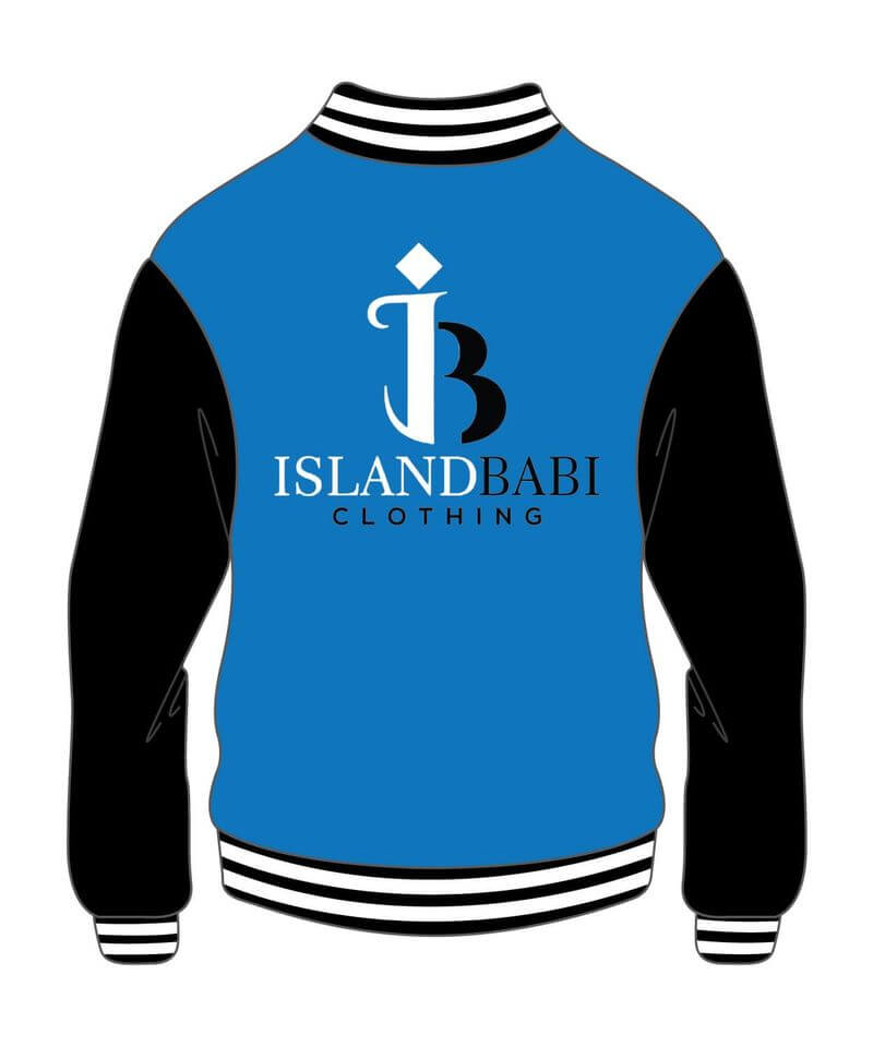 Custom Design Blue And White Varsity Jacket - Maker of Jacket