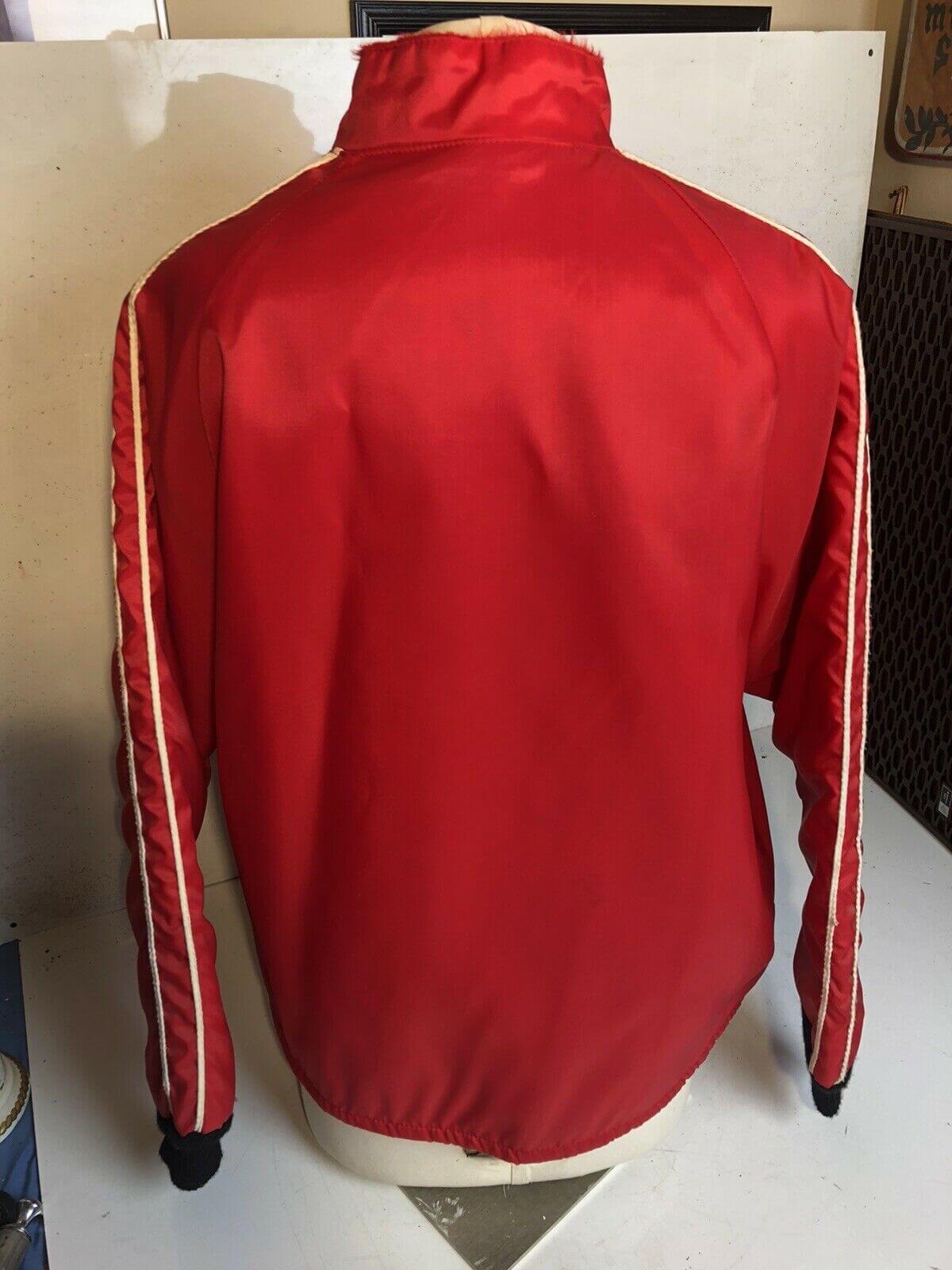 Red Vintage Ford Mustang Cobra Racing Jacket - Maker of Jacket