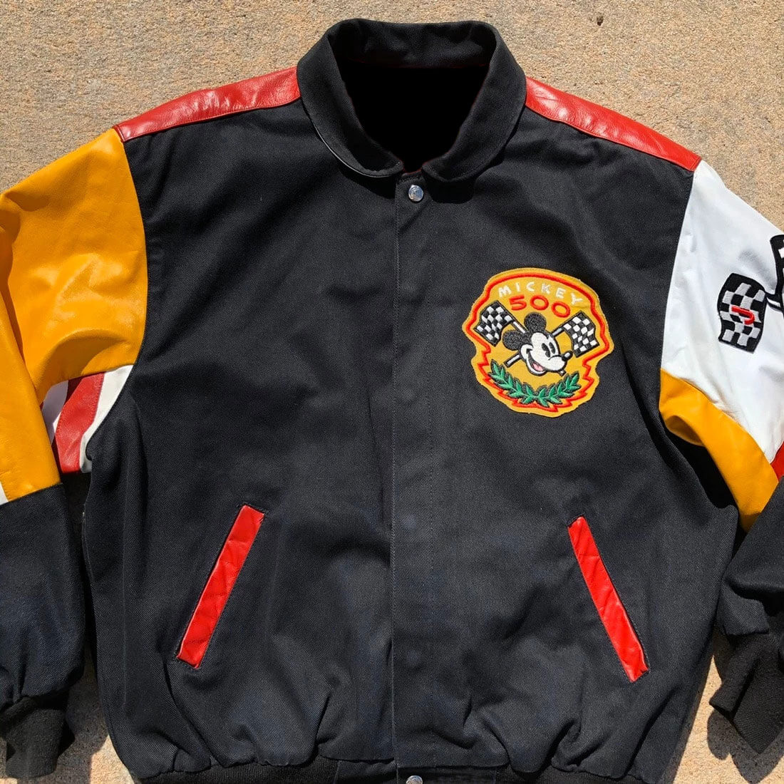 Vintage 80s Jeff Hamilton Mickey Mouse Leather Jacket - Maker of Jacket