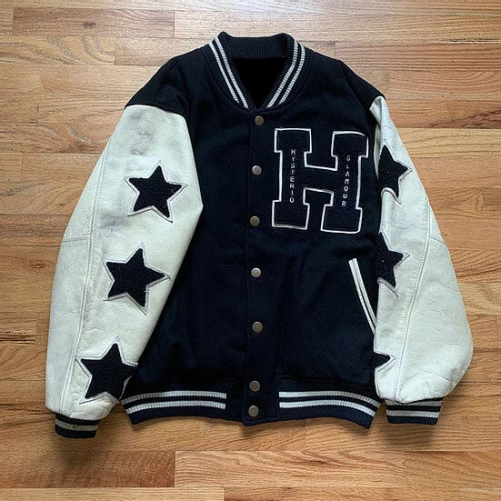 Hysteric Glamour Black Toy Robot Varsity Jacket - Maker of Jacket