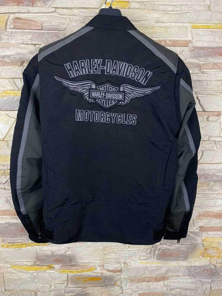 Black Harley Davidson Motorcycle Racing Jacket - Maker of Jacket