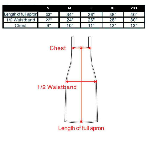 Tan Brown Leather Apron For Butcher Cooking - Maker of Jacket