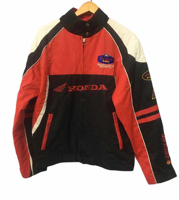 Dunlop Honda Motorcycle Racing Textile Jacket - Maker of Jacket