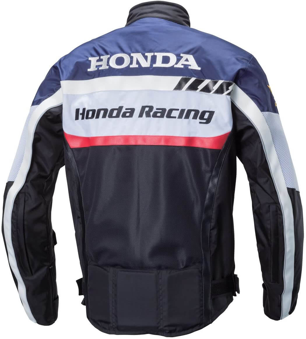 Honda Motorcycle Black And Blue Racing Jacket - Maker of Jacket