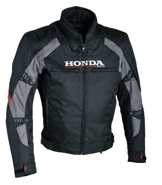 Honda Motorcycle Racing Black Textile Jacket - Maker of Jacket
