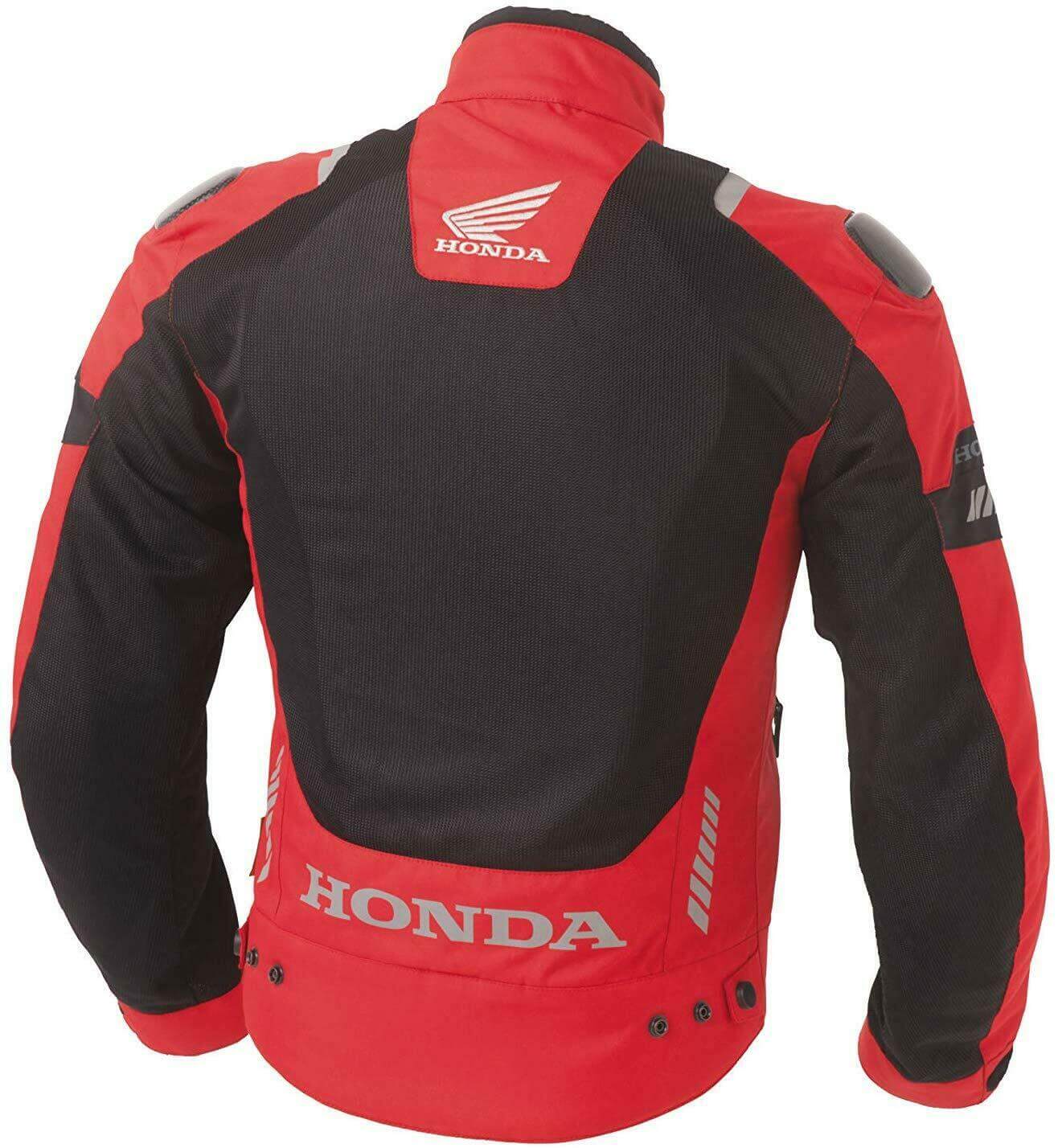 Honda Motorcycle Red And Black Racing Textile Jacket - Maker of Jacket