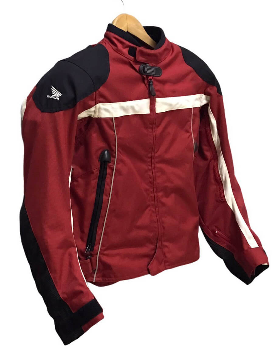 Red Honda Motorcycle Racing Textile Jacket - Maker of Jacket