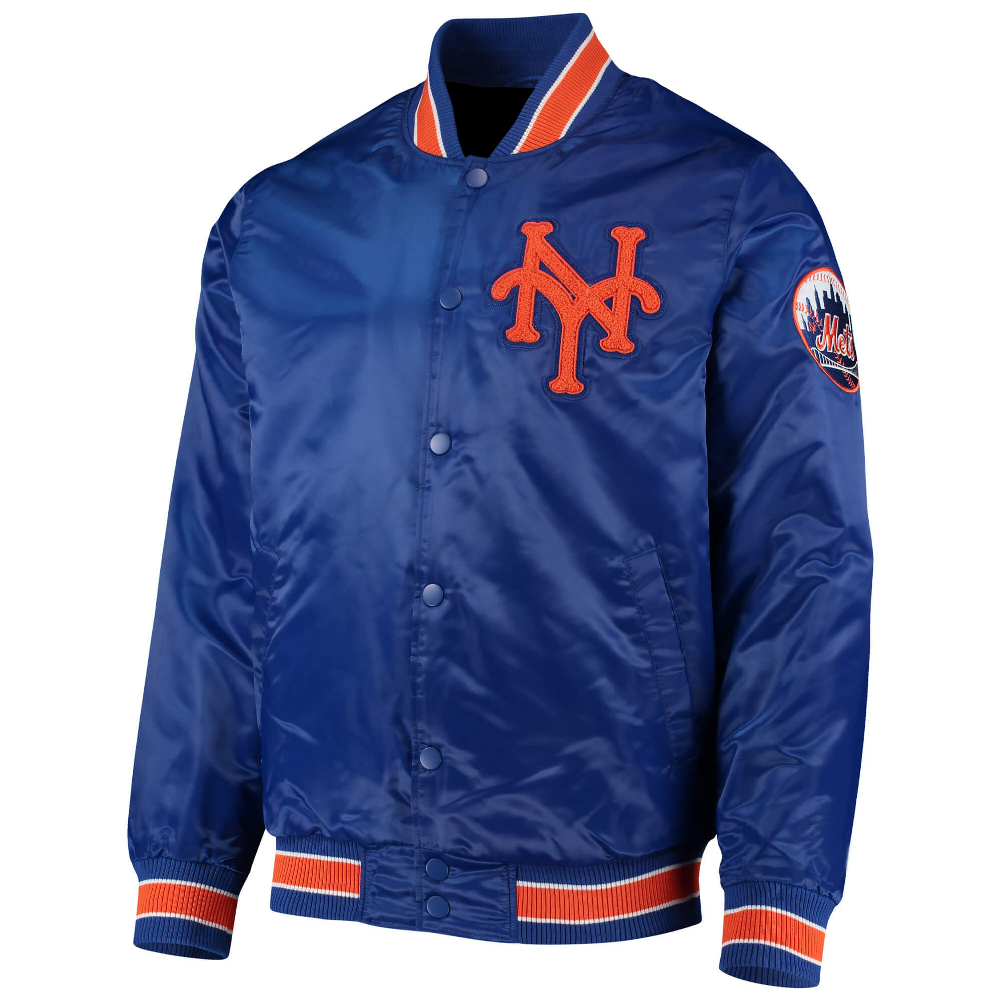 Royal 35th Anniversary New York Mets Satin Jacket - Maker of Jacket