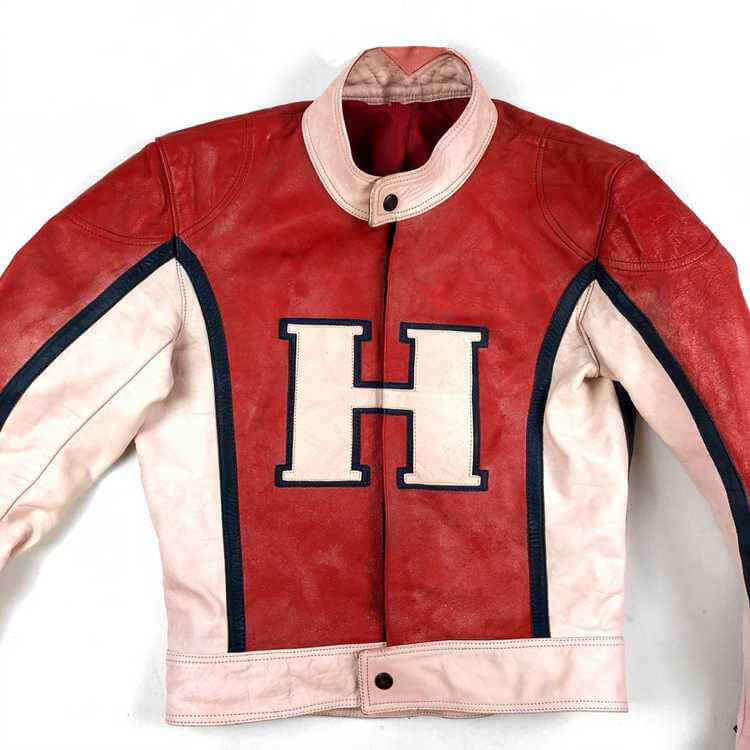 Vintage Honda Motorcycle Racing Leather Jacket - Maker of Jacket