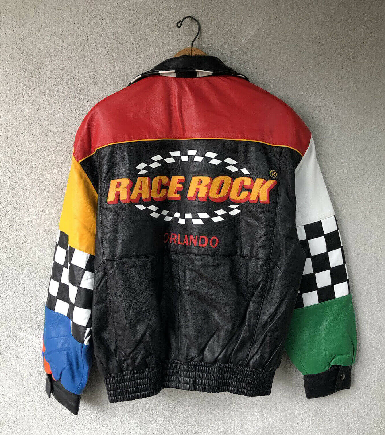 Vintage Race Rock Orlando Leather Jacket - Maker of Jacket