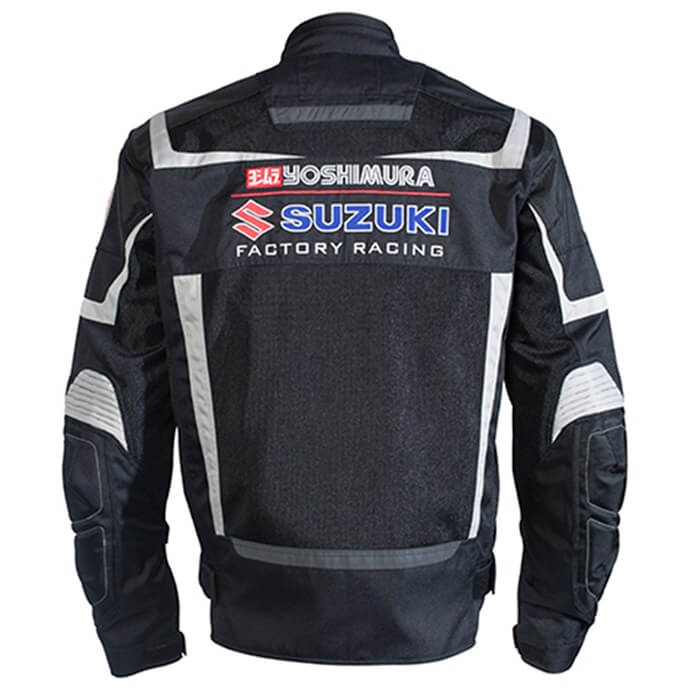 Yoshimura Suzuki Motorcycle Racing Mesh Jacket - Maker of Jacket