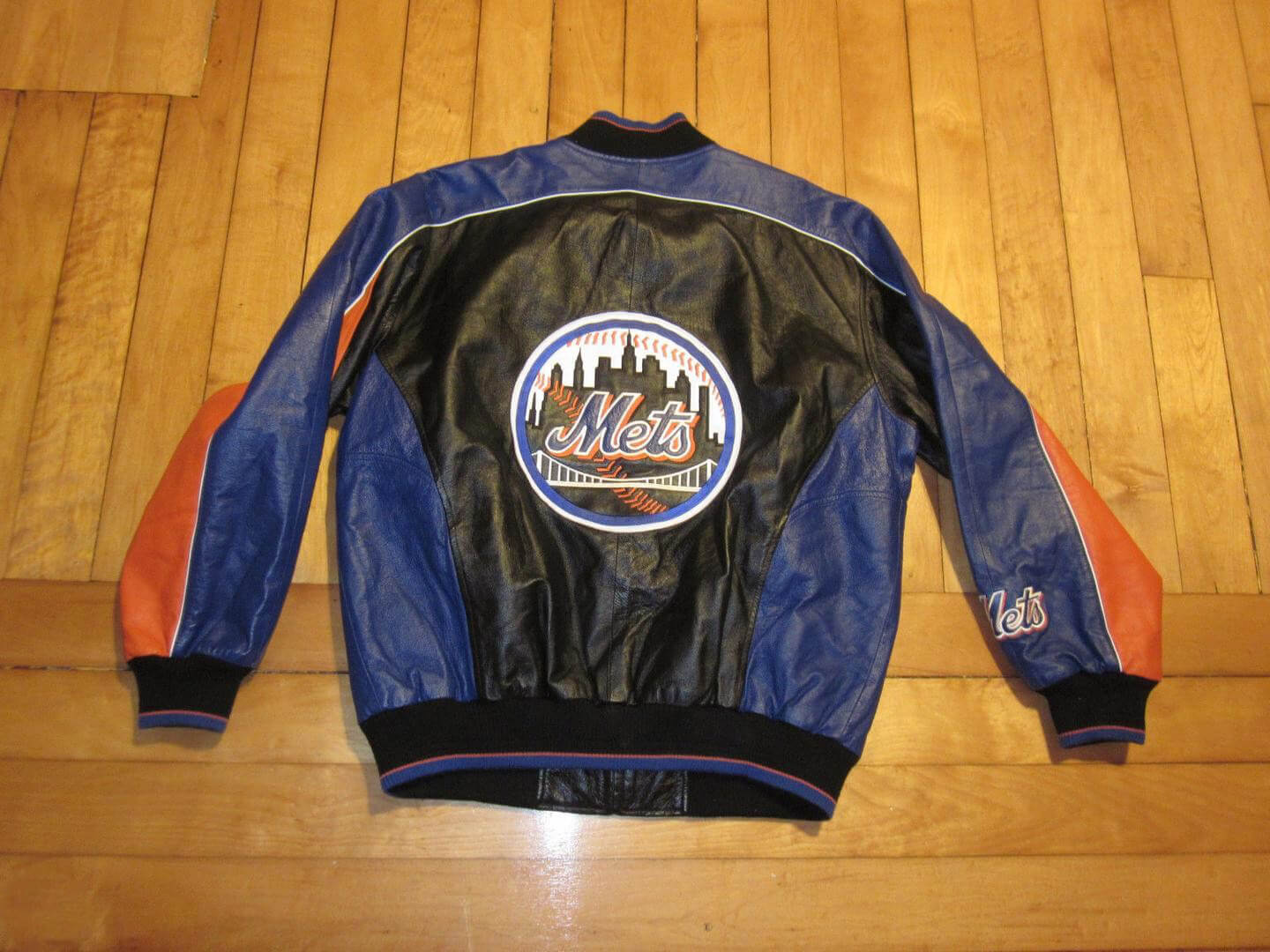 Baseball MLB New York Mets Leather Jacket - Maker of Jacket