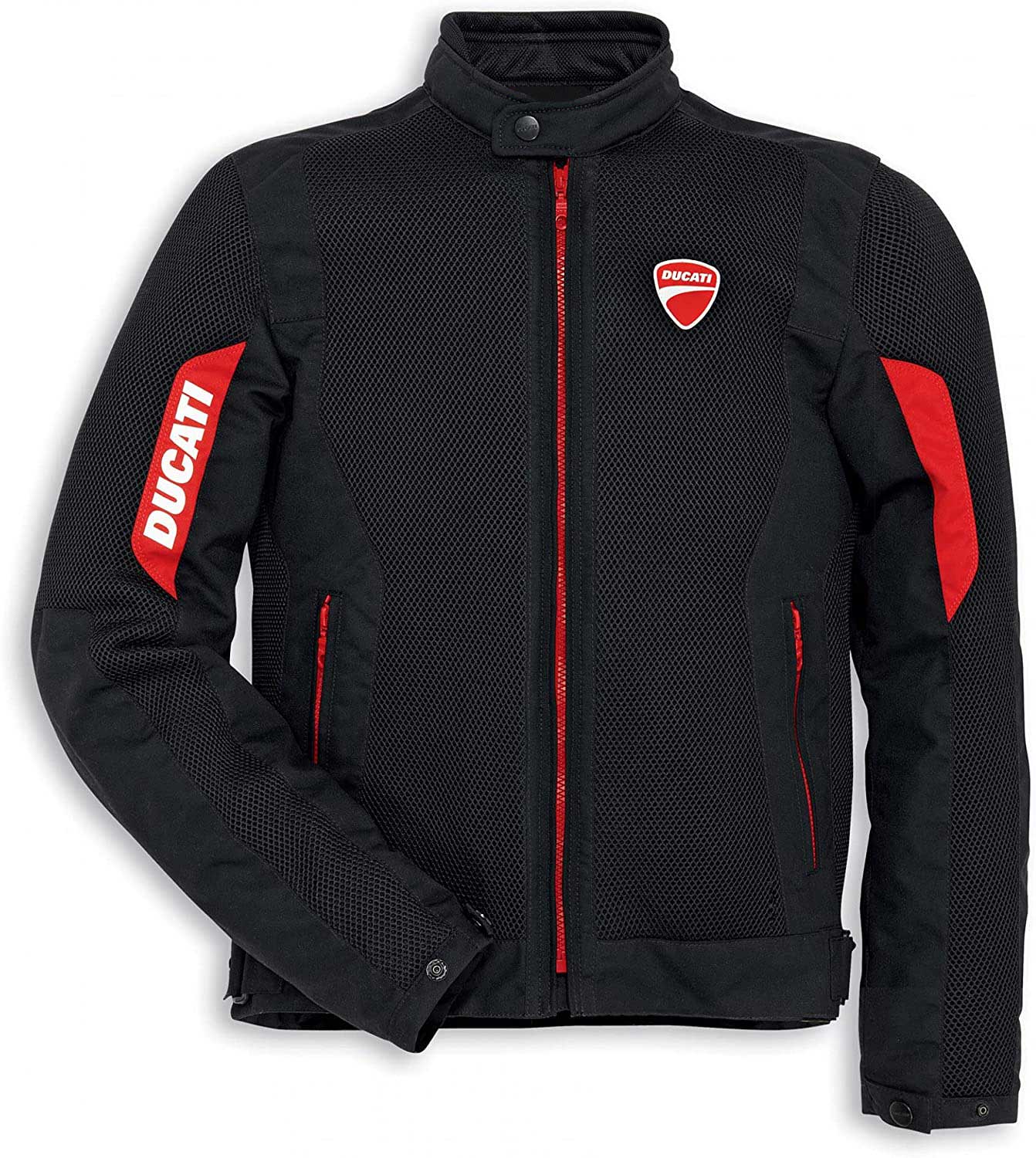 Ducati Motorcycle Racing Black Textile Jacket - Maker of Jacket