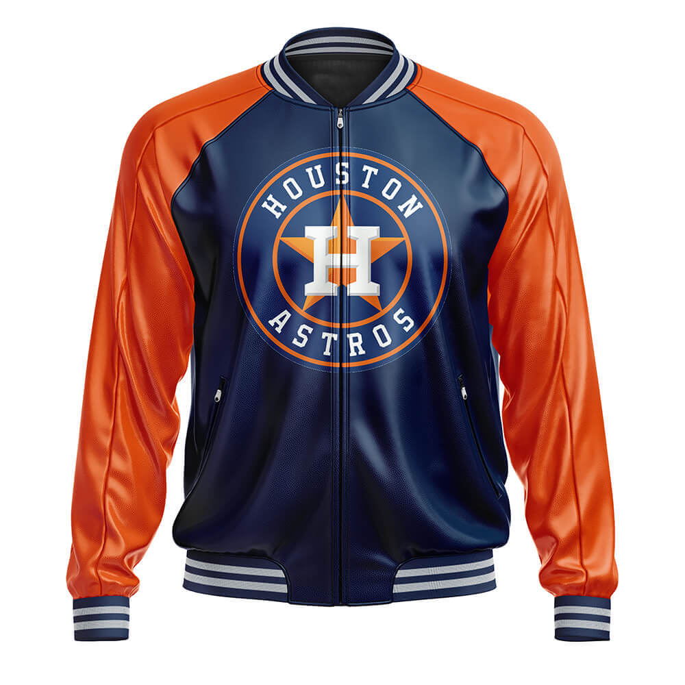 Houston Astros Jeff Hamilton MLB Leather Jacket - Maker of Jacket